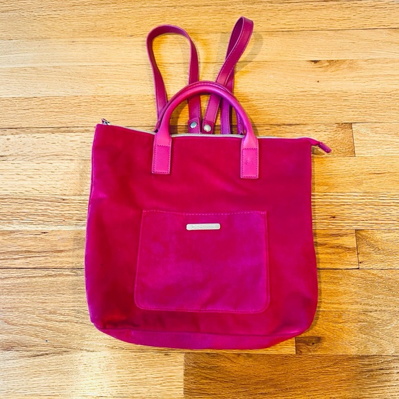 Juicy Couture | Accessories | Juicy Couture Pink Velour Backpack | Poshmark